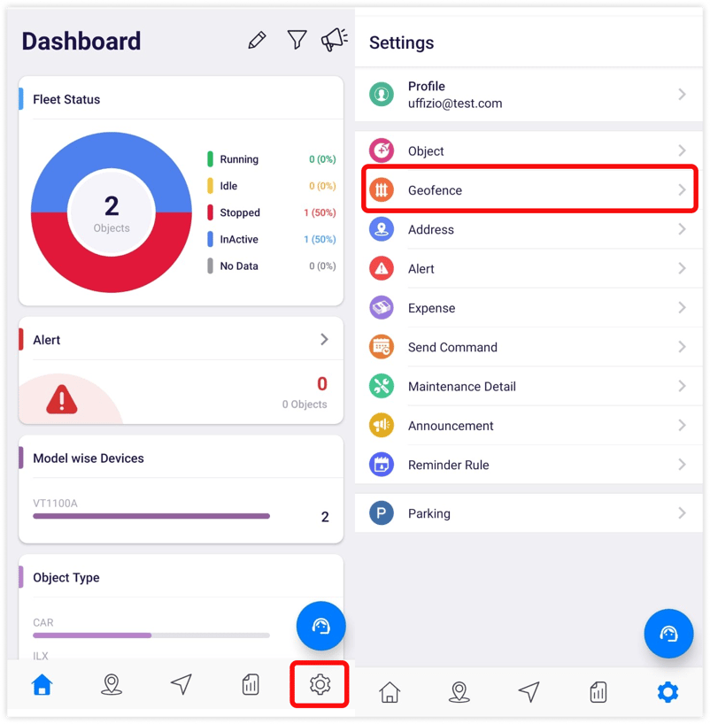 How to add geofence from a mobile application?
